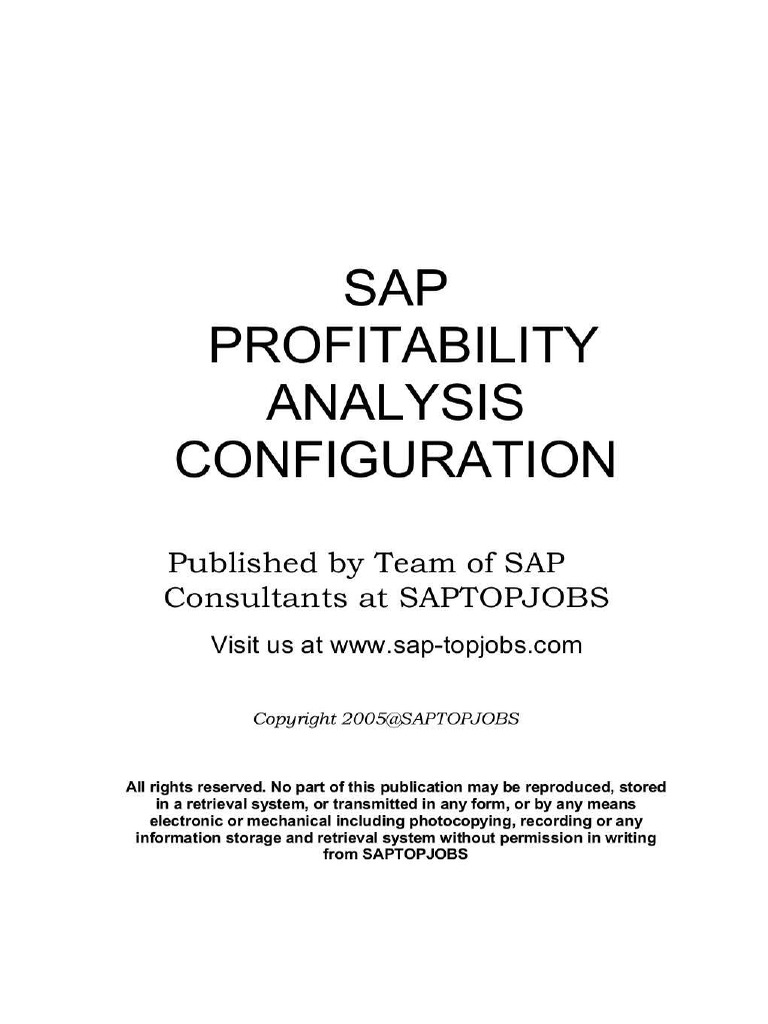 SAP COPA-configuration | PDF