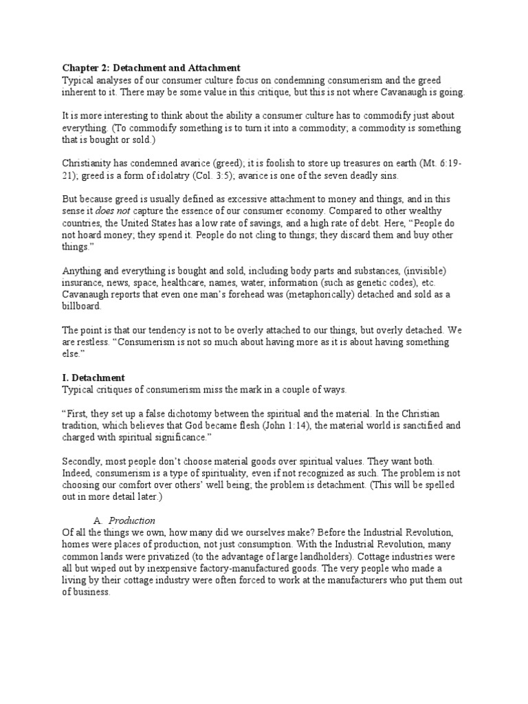 Being Consumed Summary CH 2 | PDF | Consumerism | Greed