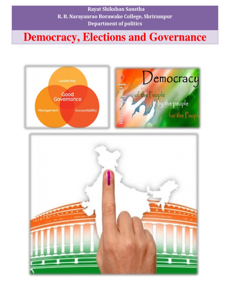 Democracy, Elections, and Governance Overview | PDF | Political ...