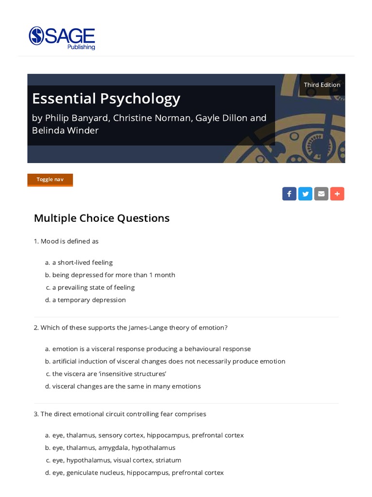 Multiple Choice Questions - Online Resources | PDF | Reward System ...