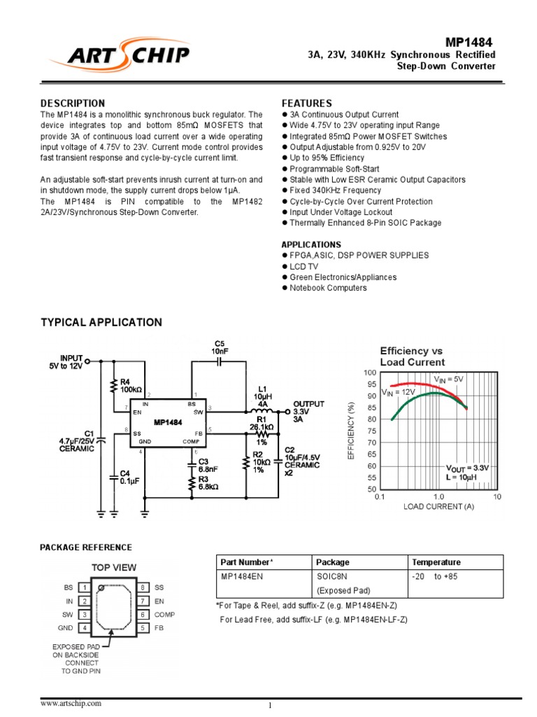 MP1484 | PDF | Capacitor | Rectifier
