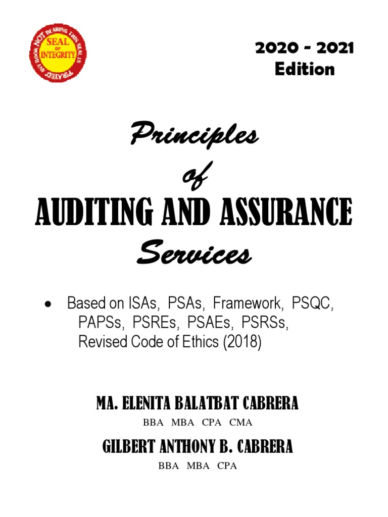 Auditing Theory - TOC | PDF | Audit | Internal Control