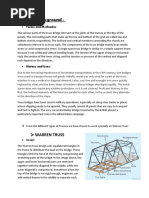 Warren Truss Bridge Strength Analysis | PDF | Truss | Mechanics