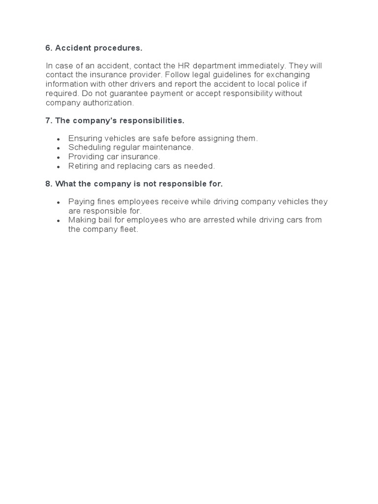 Accident Procedures | PDF