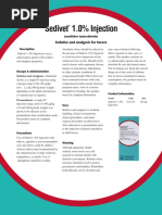 Pentoject | PDF | Injection (Medicine) | Intravenous Therapy