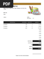 Self Invoice Format For Unregistered PurchasesRCM | PDF | Finance ...