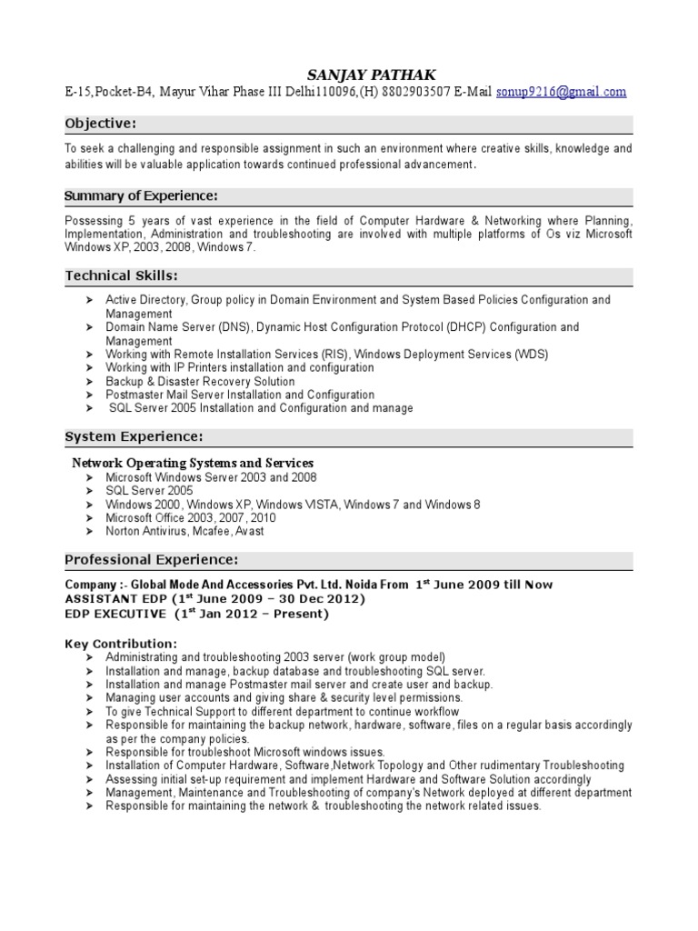 E-15, Pocket-B4, Mayur Vihar Phase III Delhi110096, (H) 8802903507 E-Mail | PDF | Microsoft ...