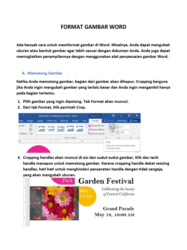 Format Gambar Word | PDF | Griya & Taman | Komputer