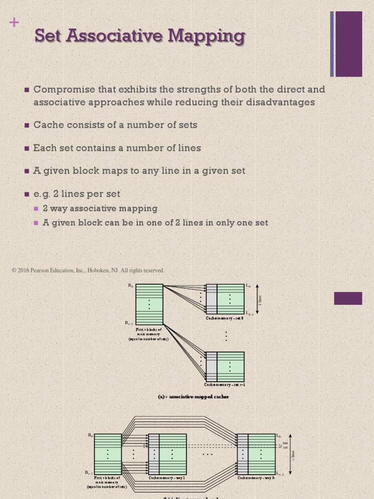 Set Associative Mapping: 2 Way Associative Mapping A Given Block Can Be ...