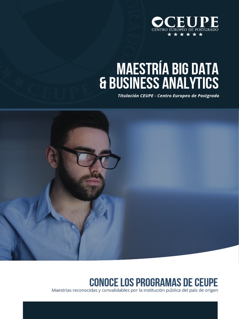 Master Bigdata and Business Analytics | PDF | Big Data | Universidad