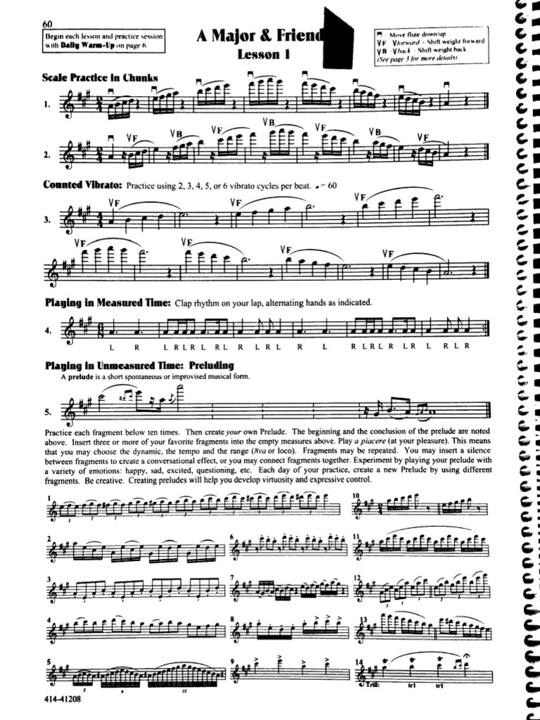 A Major Scale Practice | PDF