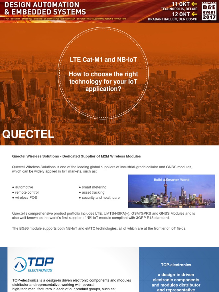 Choosing Between LTE Cat-M1 and NB-IoT | PDF | Internet Of Things ...