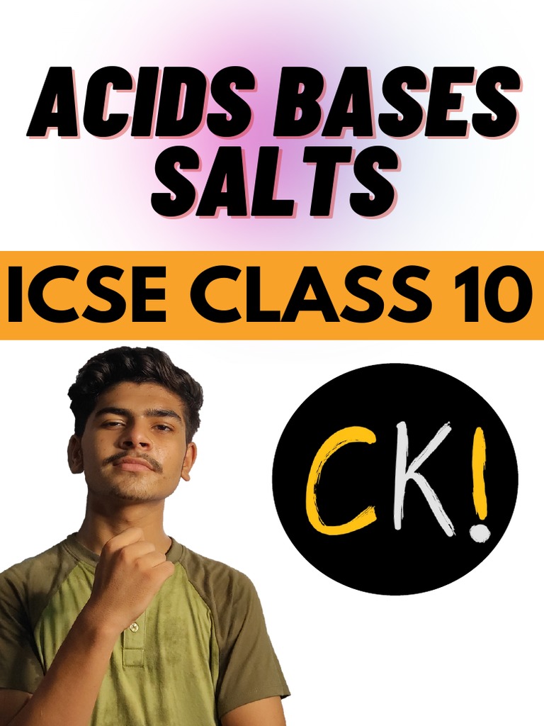 Acids Bases Salts Notes | PDF | Acid | Salt (Chemistry)
