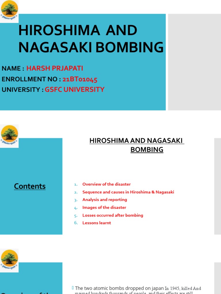 Hiroshima and Nagasaki Bombing Analysis | PDF | Nuclear Weapons | Bomb