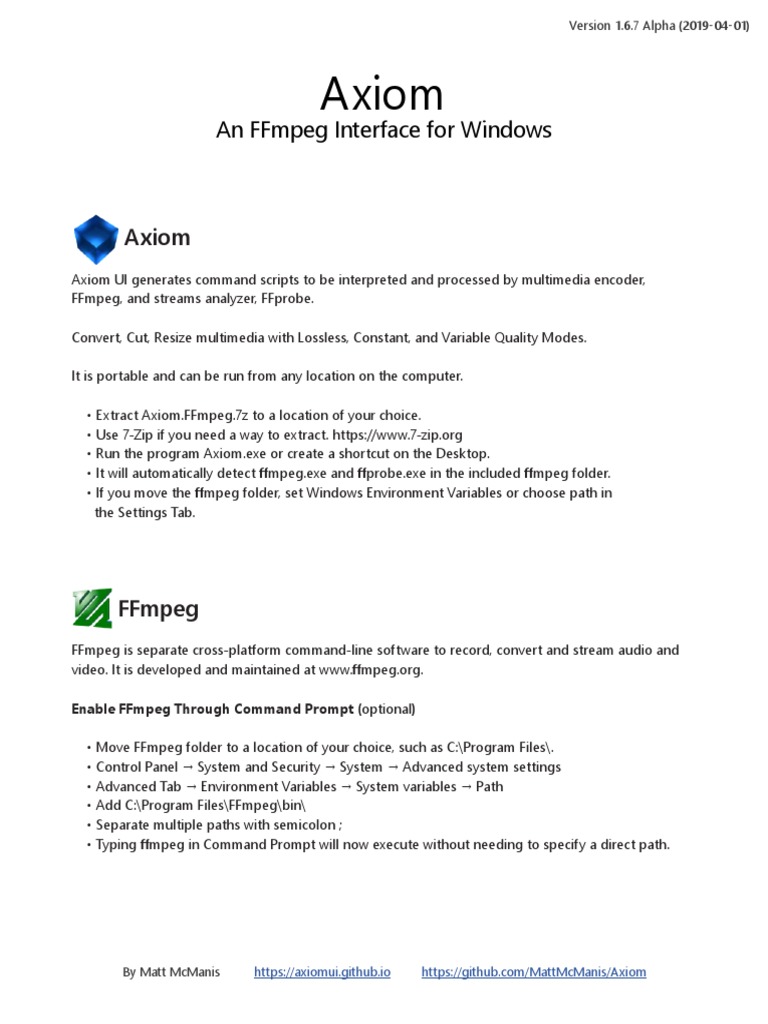 Axiom Version 1.6.7 Alpha (2019-04-01 | PDF | Command Line Interface ...