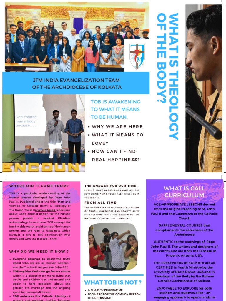 Brochure-What Is Theology of The Body | PDF | Catholic Church | Catechism