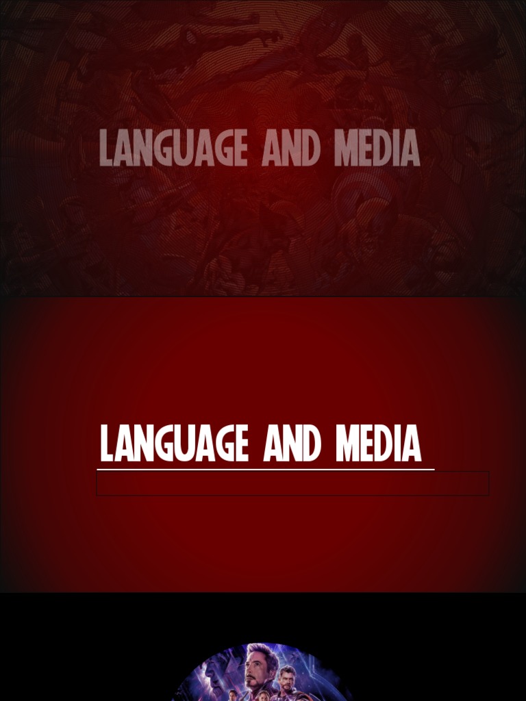 Language and Media Report | PDF | Senses | News