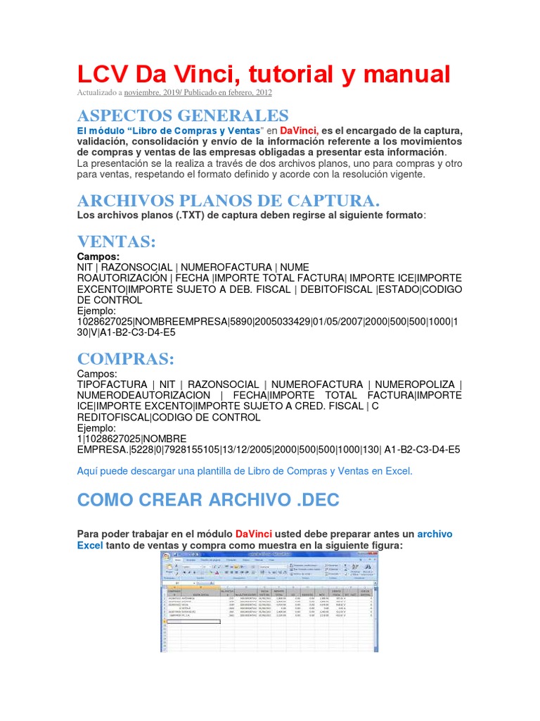 Tutorial LCV Da Vinci: Guía Completa | PDF | Archivo de computadora ...