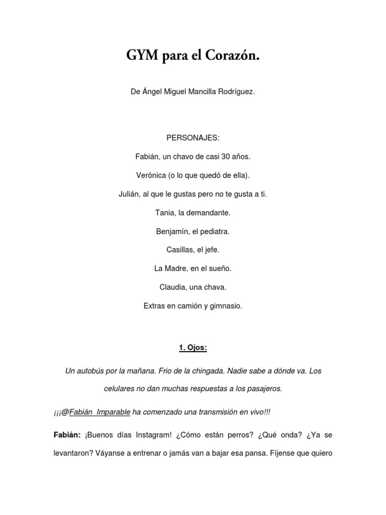 Gym para El Corazon | PDF