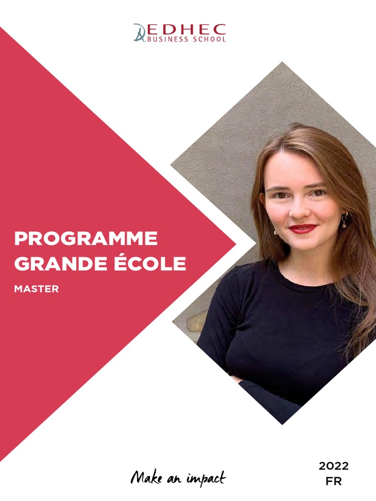Brochure EDHEC Grande Ecole 2022 | PDF | Master (diplôme ou grade ...