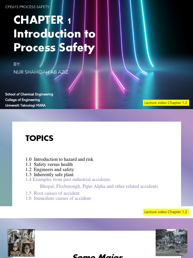 1.2 Introduction To Process Safety | PDF | Hazards | Risk