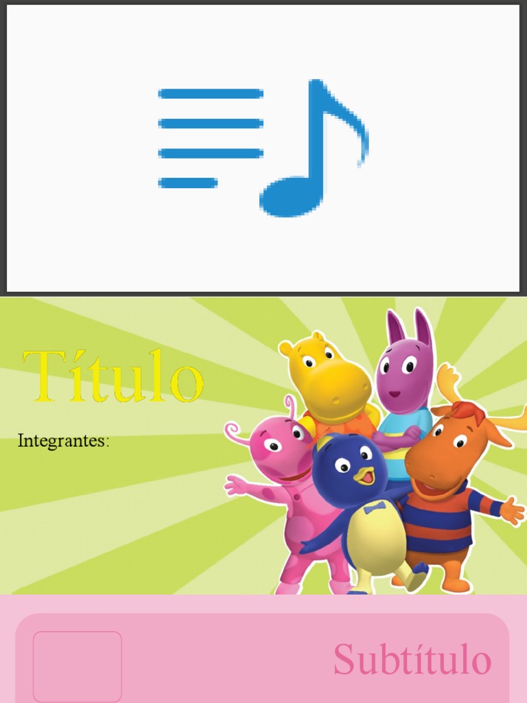 Presentación de Los Backyardigans | PDF | Crecimiento personal y ...