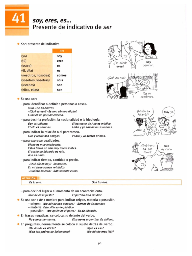 Verbos Ser y Estar | PDF | Sintaxis