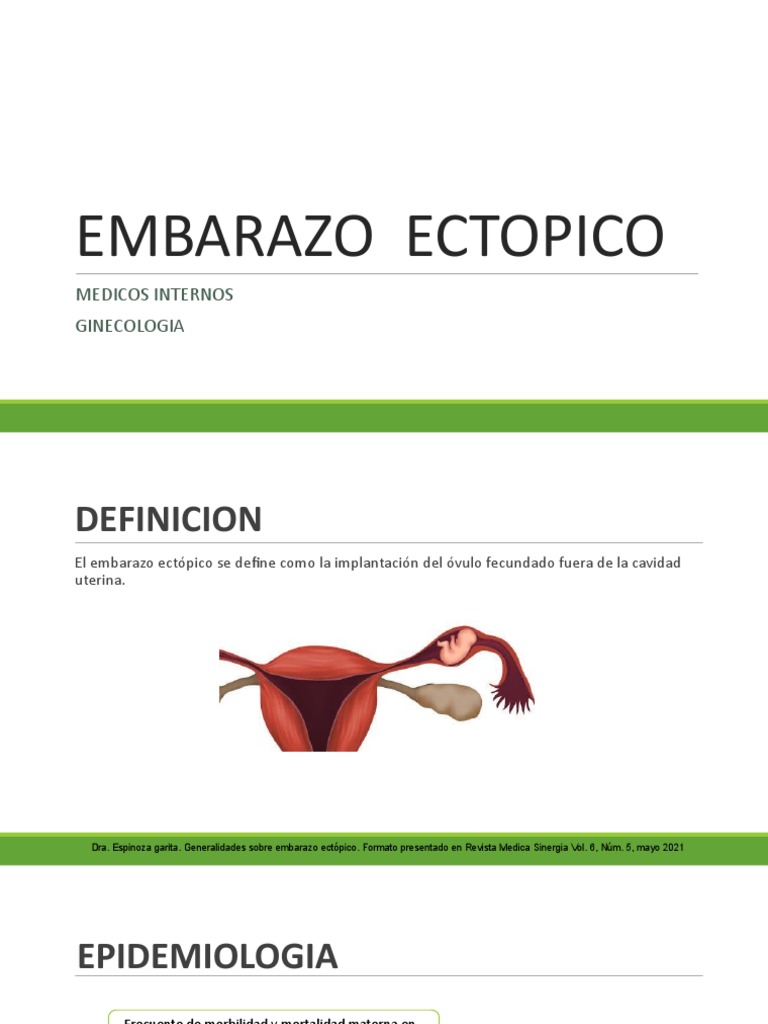 Embarazo Ectopico Pdf El Embarazo Medicina