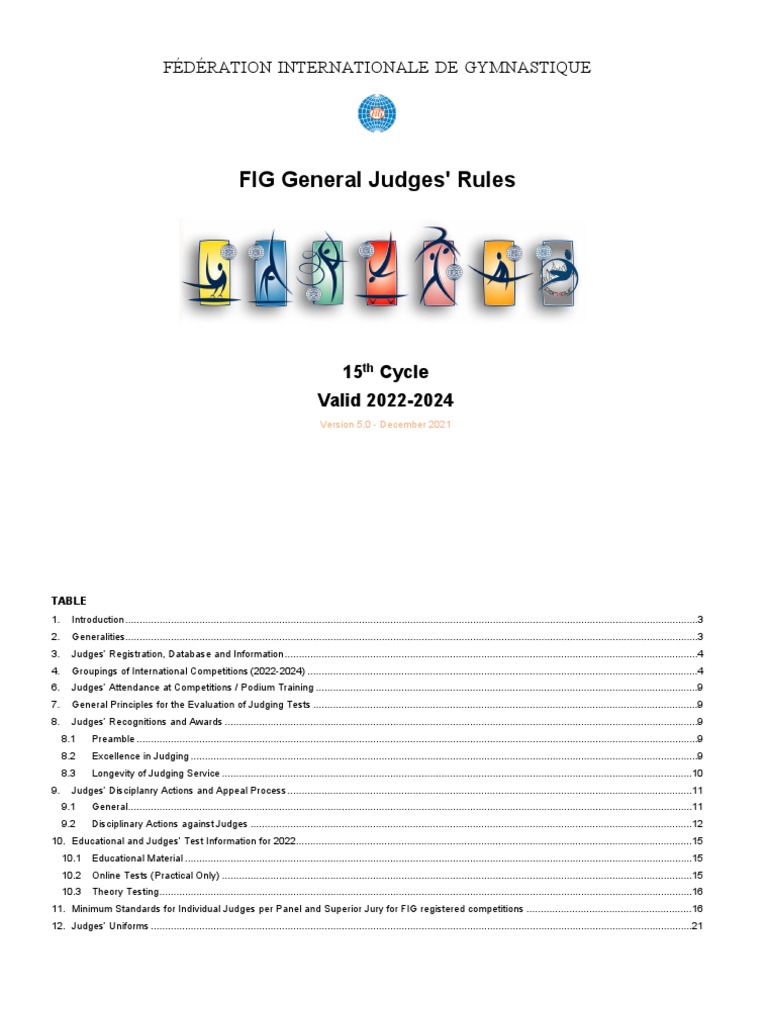 En - General Judges' Rules 2022-2024 | PDF | Judge | Judgment (Law)