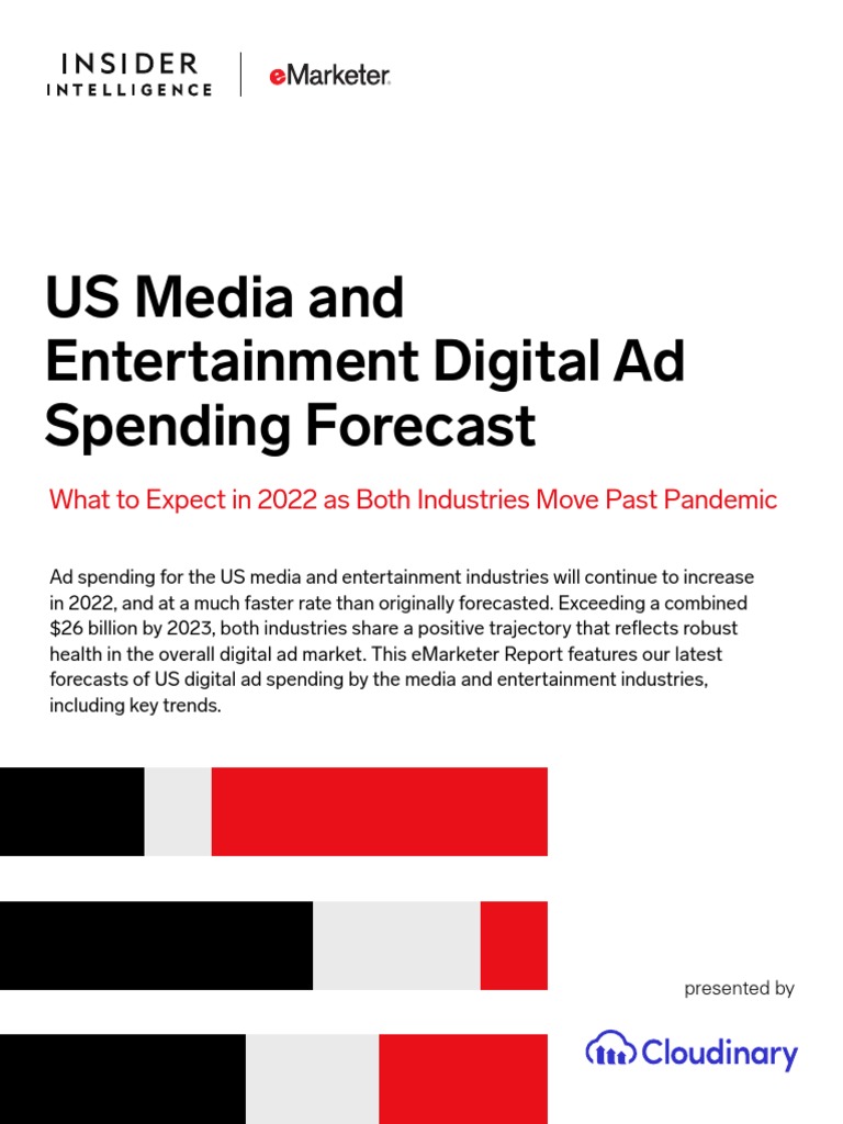 Emarketer US Media and Entertainment Digital Ad Spending Forecast | PDF ...