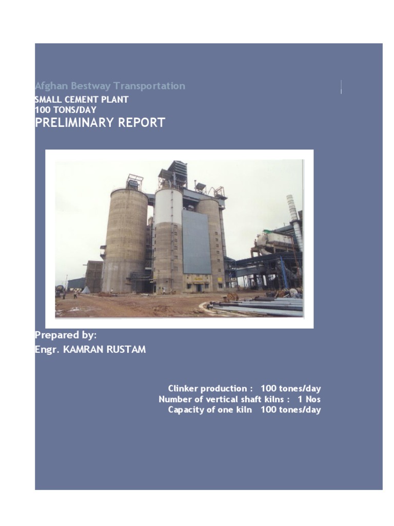 Cement Plant | PDF | Cement | Manmade Materials