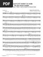 Paroles de "Le lion est mort ce soir" | PDF