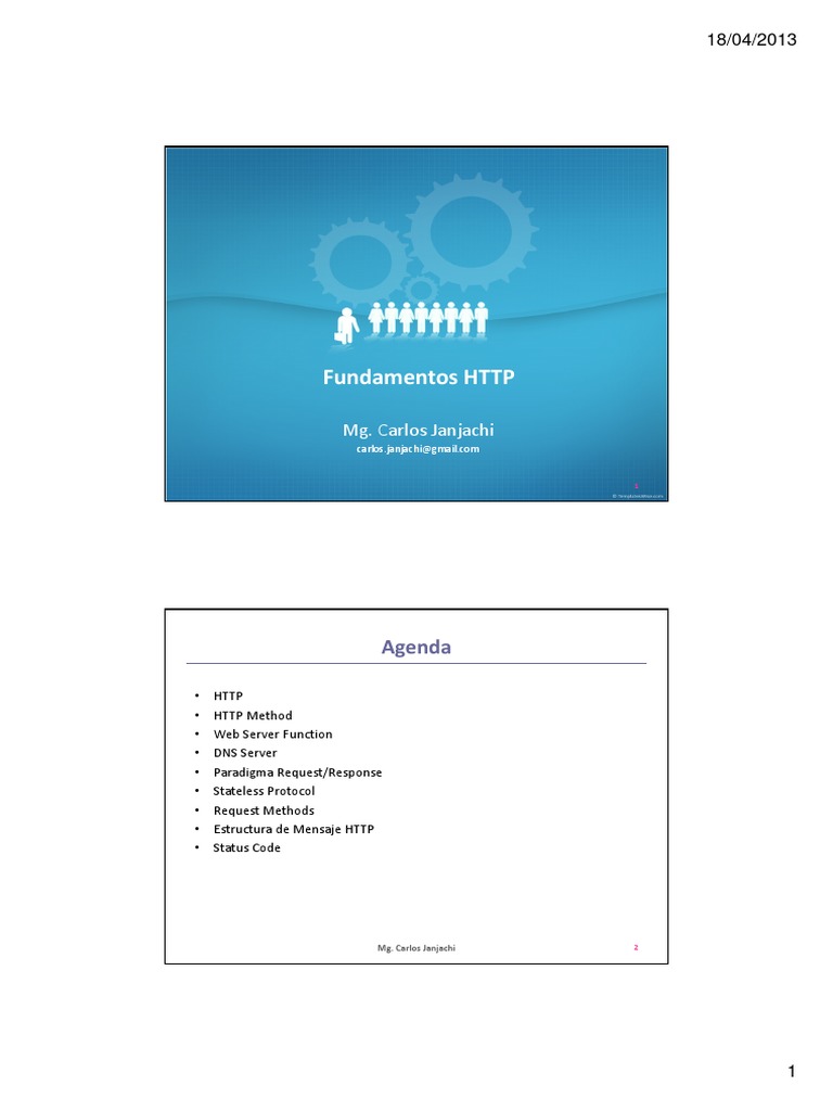 Fundamentos HTTP | PDF | Protocolo de Transferencia de Hipertexto ...