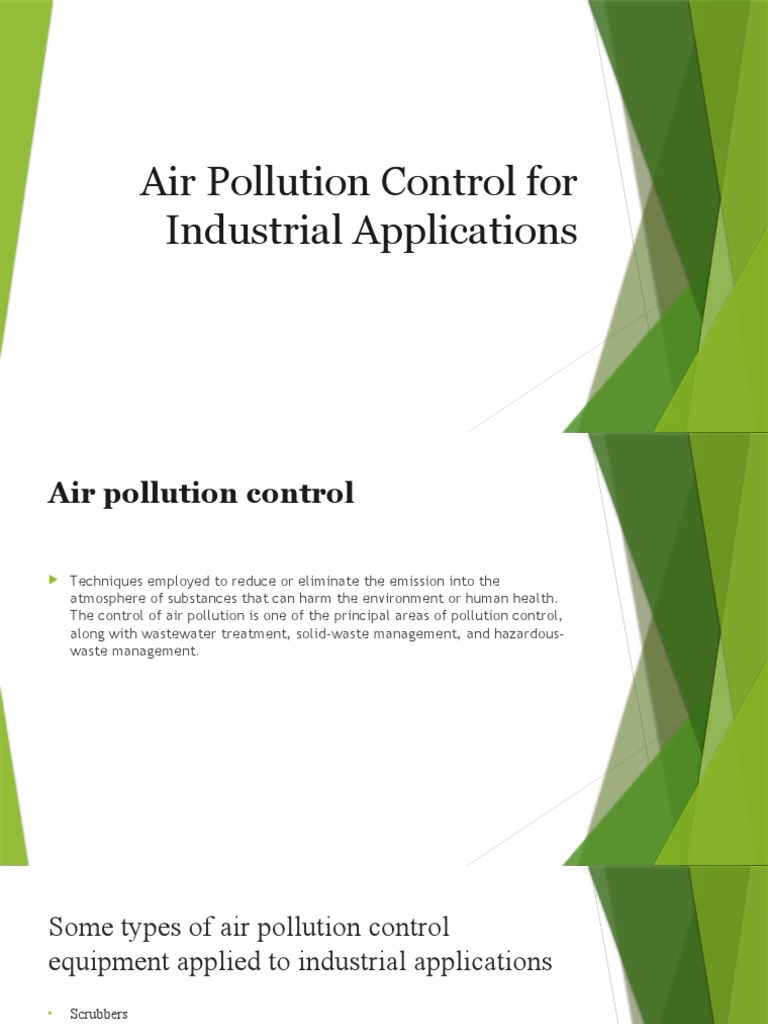 Industrial Air Pollution Control Methods | PDF | Combustion | Incineration