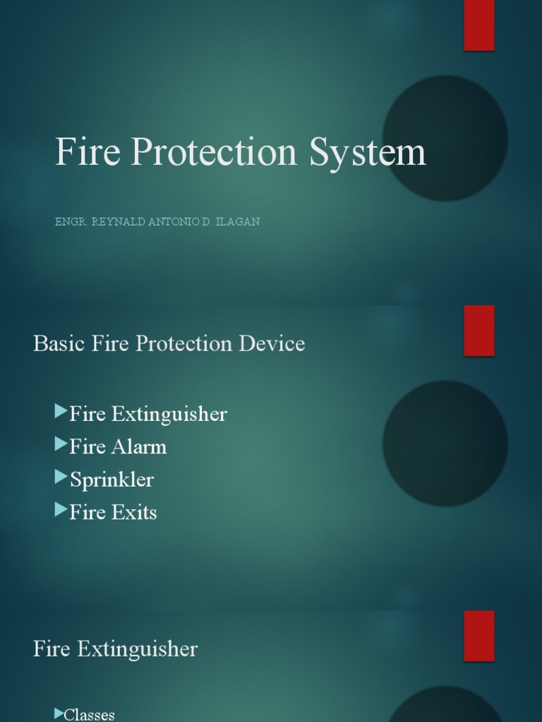 Fire Protection System | PDF | Fire Sprinkler System | Firefighting