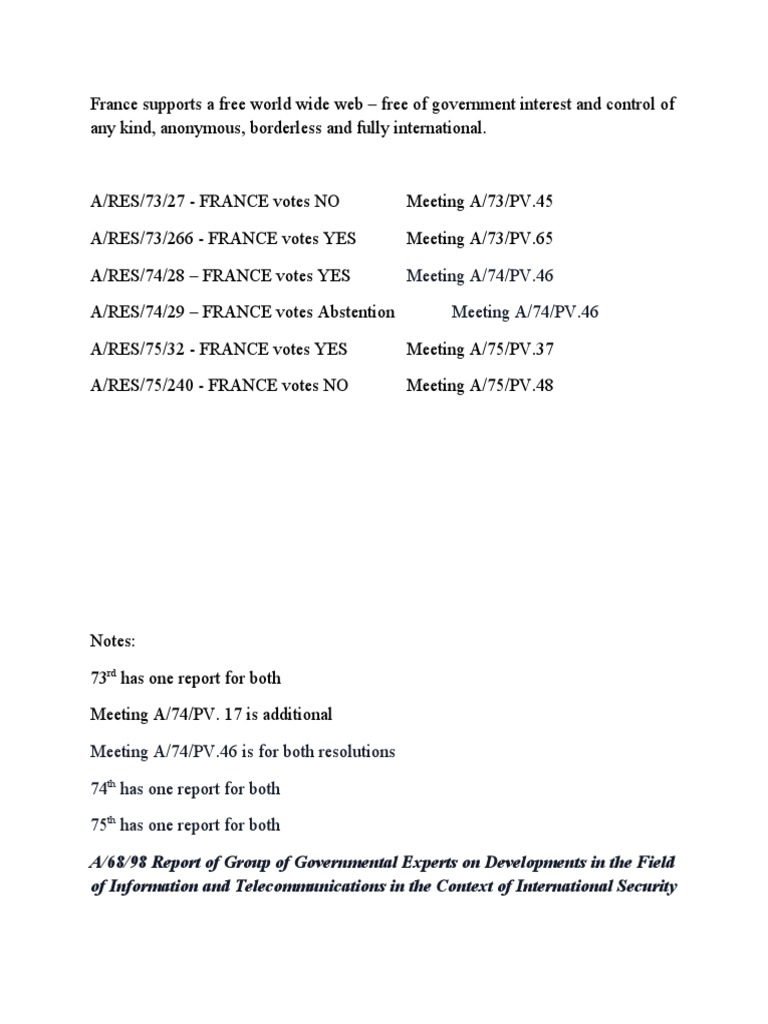 MUN Topic 1 Preparation | PDF | Infrastructure | Computer Security