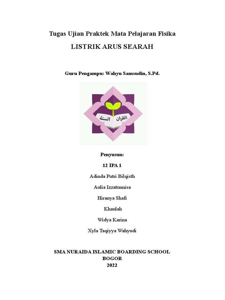Makalah Fisika Kelas 12: Listrik Arus Searah | PDF