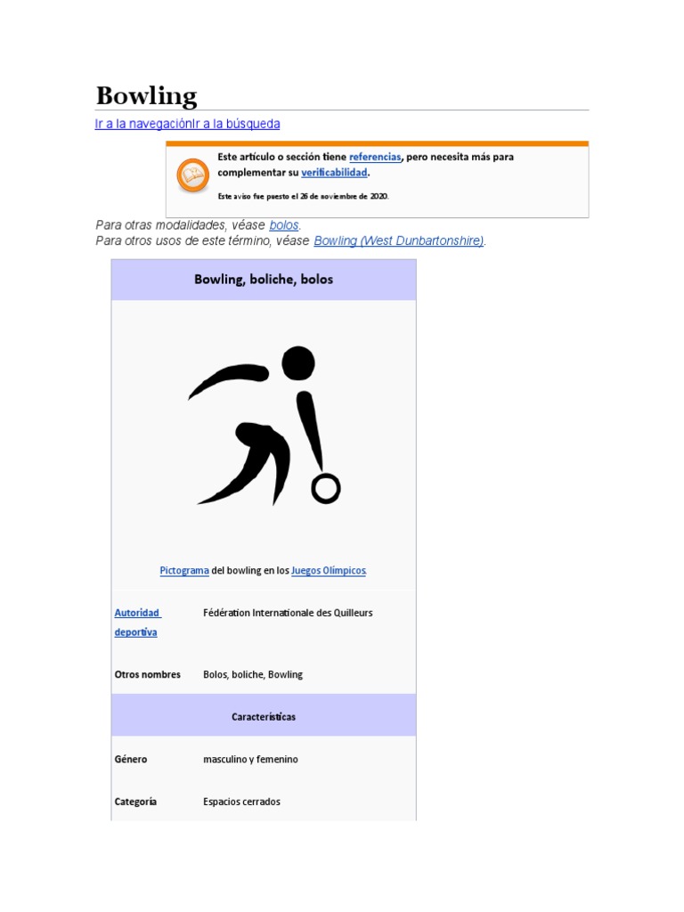 Boliche | PDF | Juego de azar | Juegos de pelota