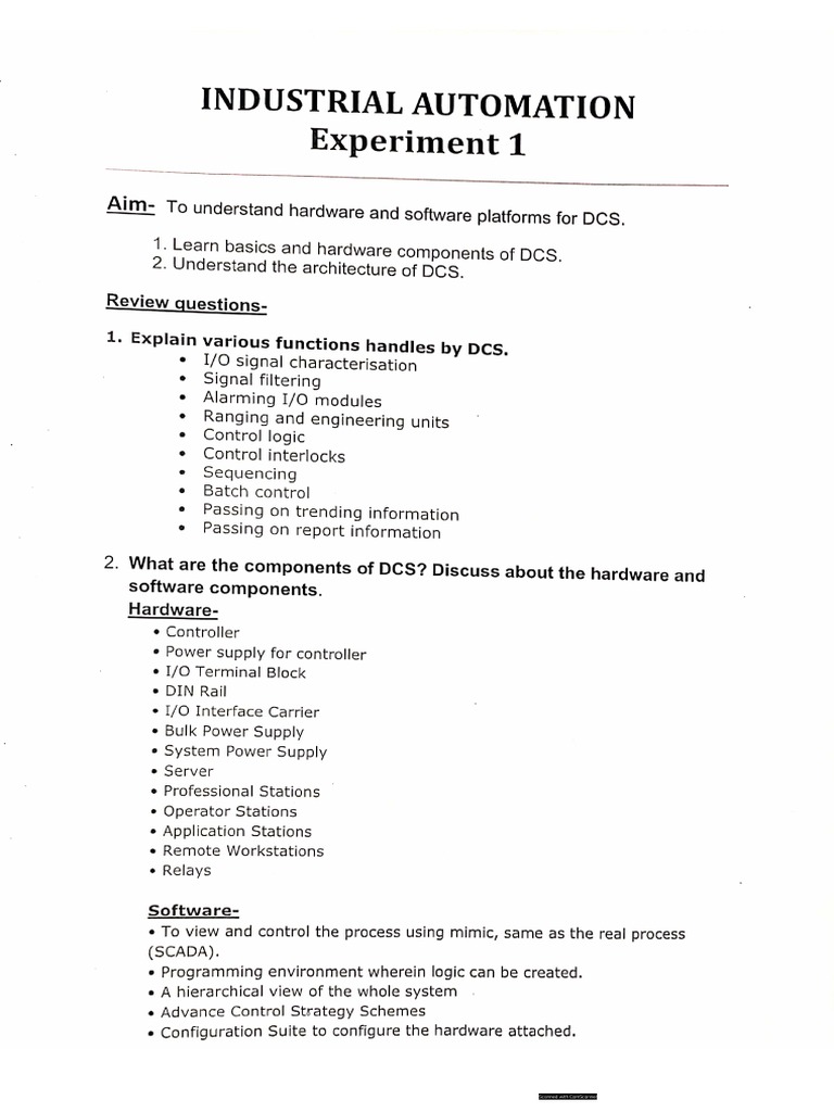 PLC and Automation Lab | PDF