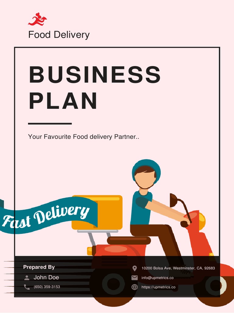 Food Delivery Business Plan Example | PDF | Startup Company | Small ...