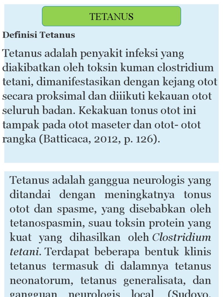 Tetanus | PDF