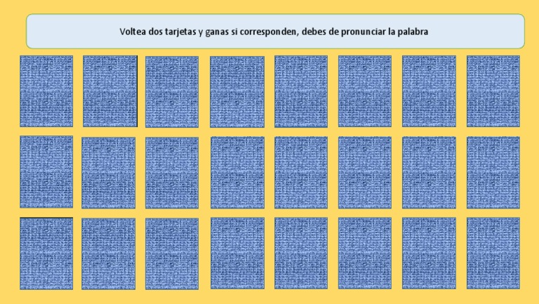 Juego Memorama | PDF