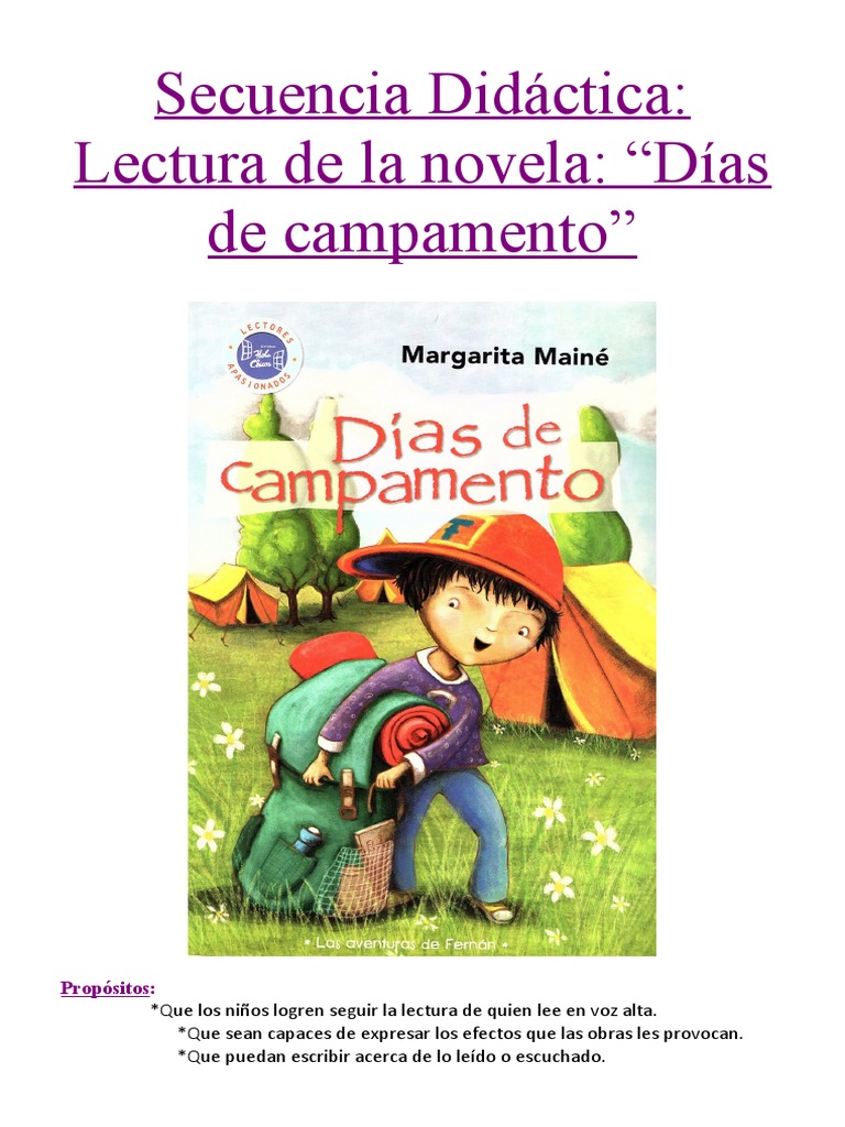 Secuencia Didáctica: Días de Campamento | PDF | Escritura | Cognición
