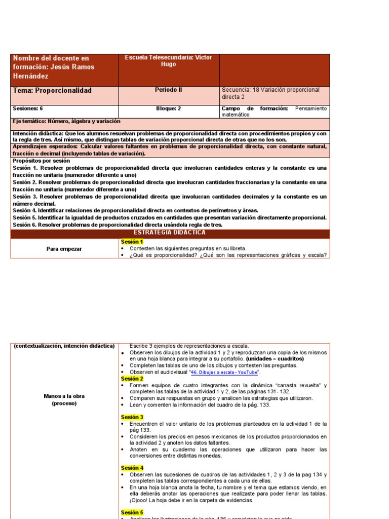 Variacion Proporcional Directa 2 | PDF | Evaluación | Objetos matemáticos