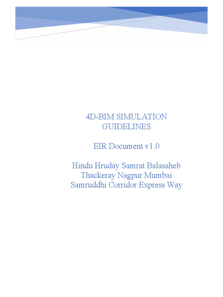 4D BIM Simulation Guidlines | Download Free PDF | Building Information ...