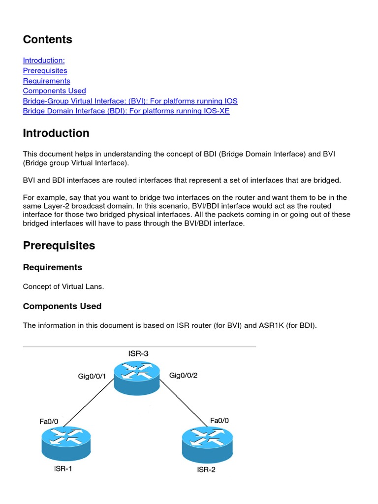 Understanding Bridge Virtual Interface | PDF | Router (Computing ...