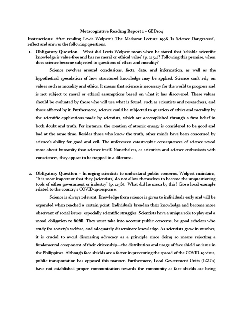 MRR1 - Ged104 | PDF | Science | Eugenics