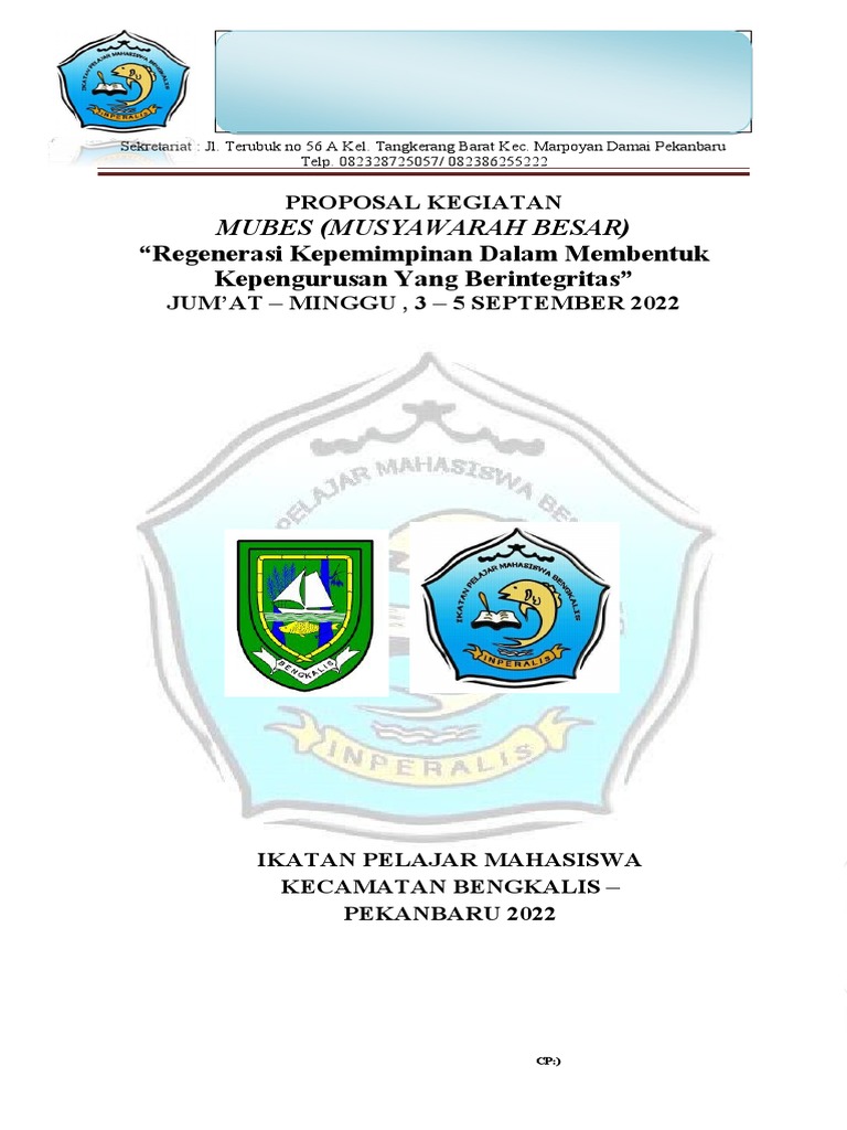 Proposal Mubes | PDF