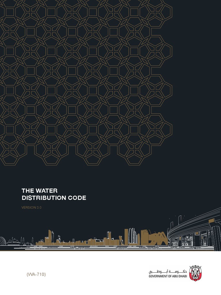 Water Distribution Code Version 3.0 | PDF | Water | Pipe (Fluid Conveyance)
