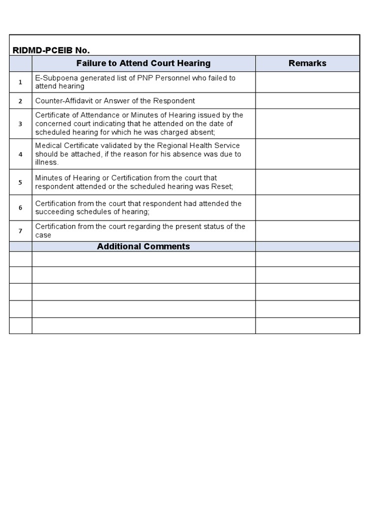 Case Folder Checklist | PDF | Government